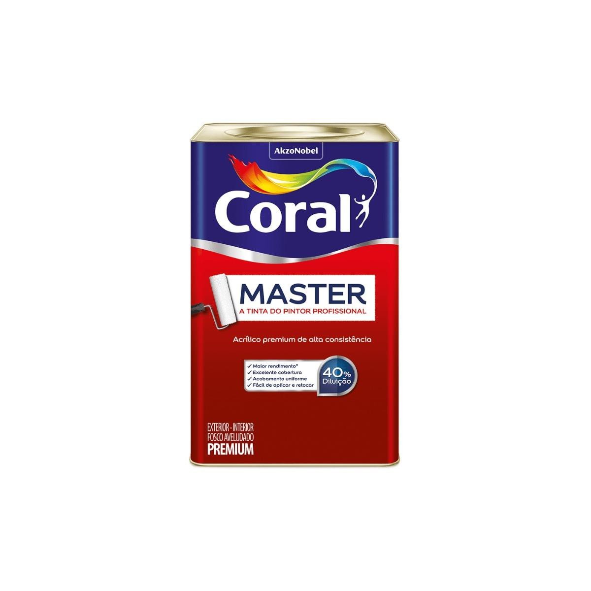 Coral master premium lata palha - Lindacordistribuidora.com.br